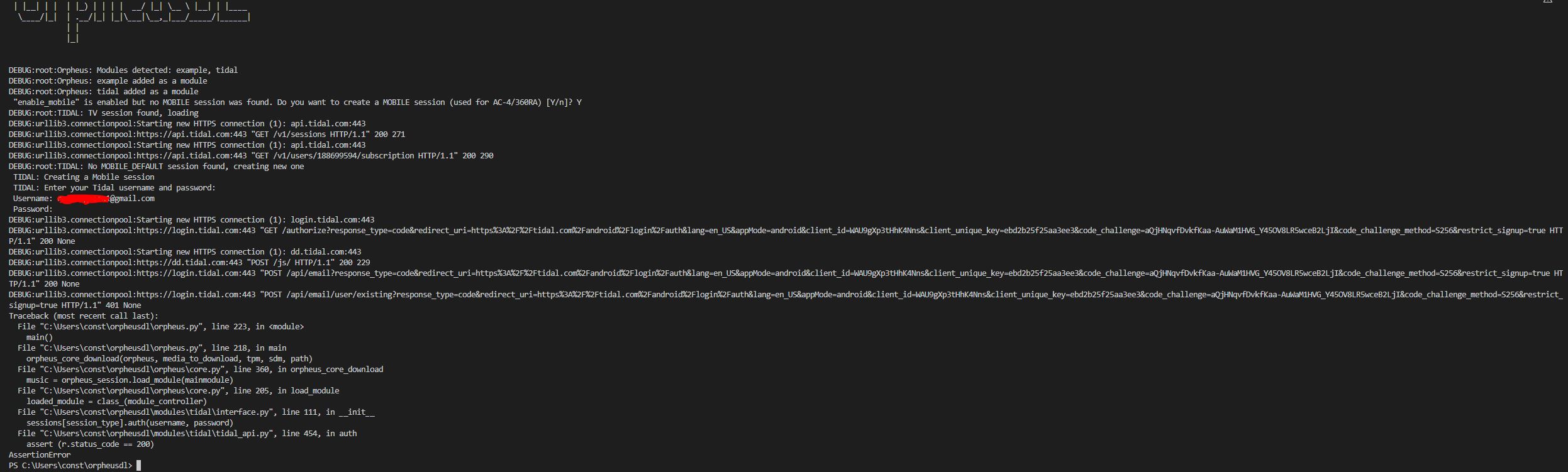 Weird assertion error after attempting to create a Mobile session · Issue #14 · Dniel97 ...