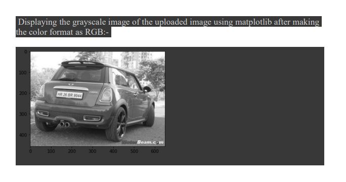 GitHub - Sapna1624/Car_No.Plate_Detection_Recognition: OpenCV based project
