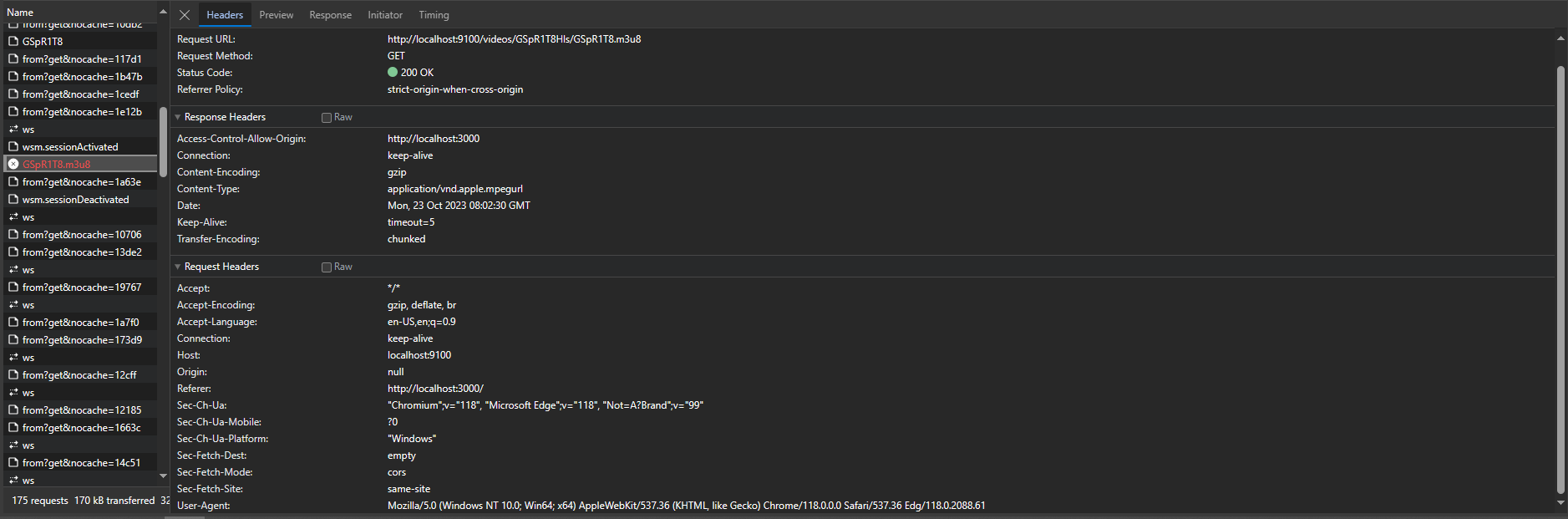 CORS policy with m3u8 file · Issue #1699 · cookpete/react-player · GitHub