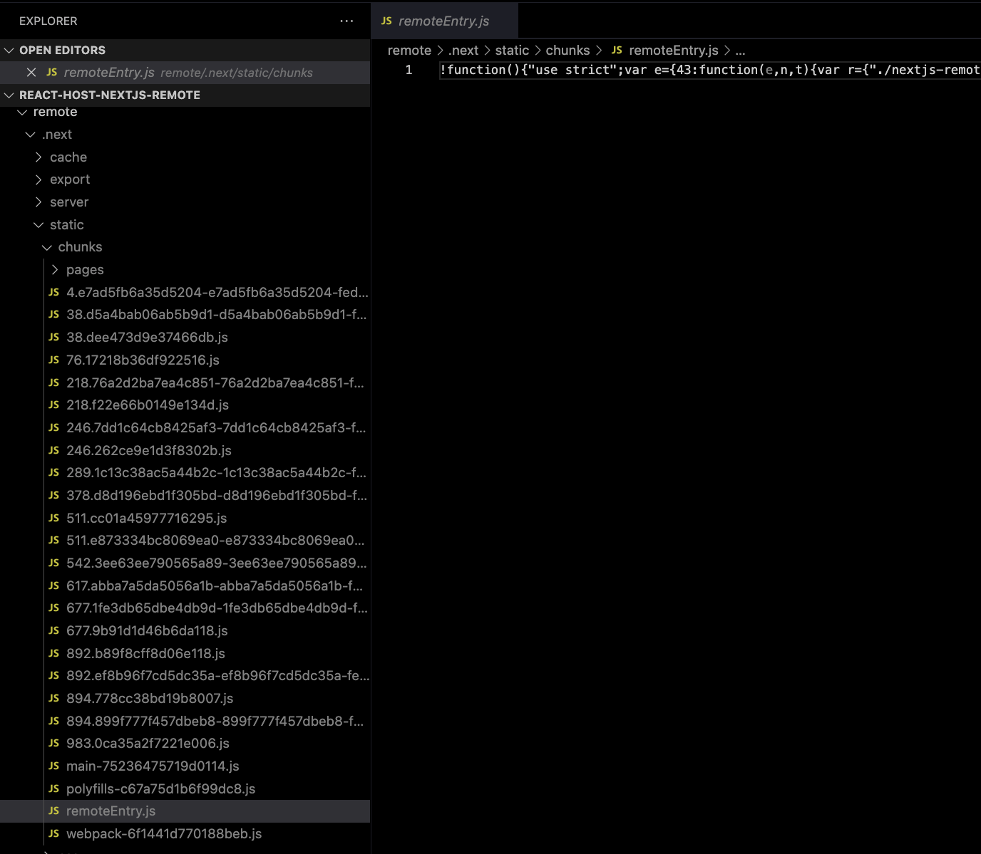 Version 5.12.9 of NextFederationPlugin does not generate remoteEntry file in dev mode · Issue ...