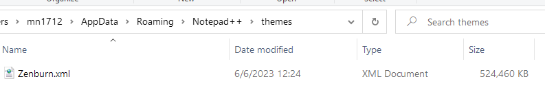 Theme storing issues · Issue #13745 · notepad-plus-plus/notepad-plus-plus · GitHub