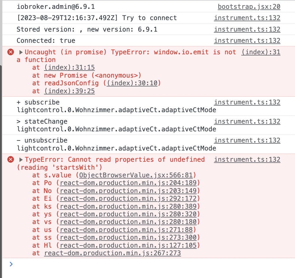 Error by set value in object browser (dev-server) · Issue #2081 · ioBroker/ioBroker.admin · GitHub
