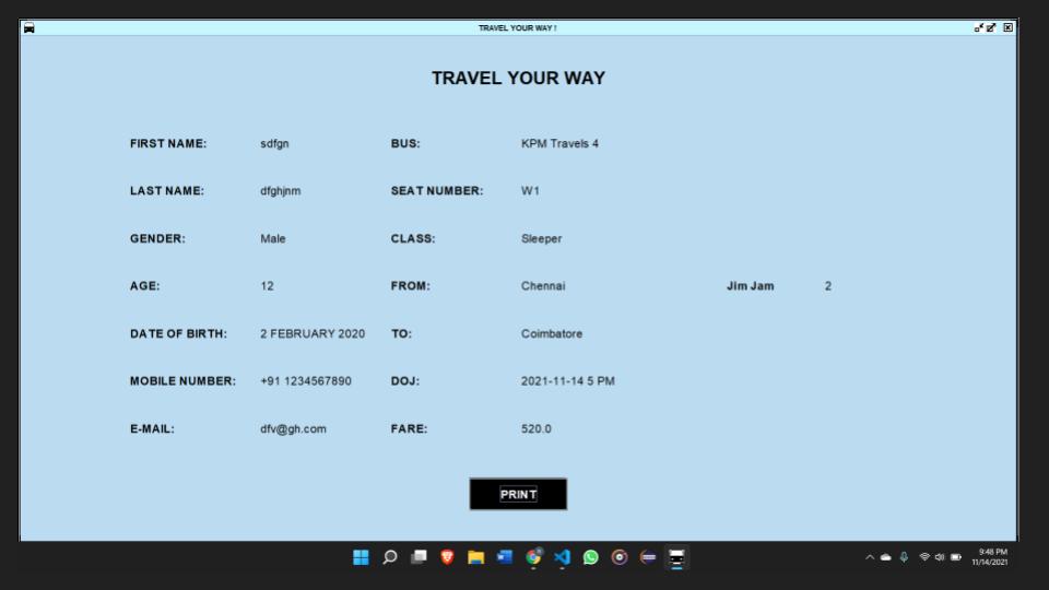 GitHub - dineshchandran311/TravelYourWay: Bus Ticket Reservation System ...