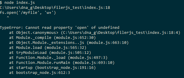 Promise based API does not work in v0.0.44 build · Issue #388 · filerjs/filer · GitHub