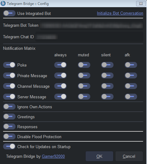 Messages are not received. · Issue #1 · Gamer92000/TeamSpeak-3-Telegram-Bridge · GitHub