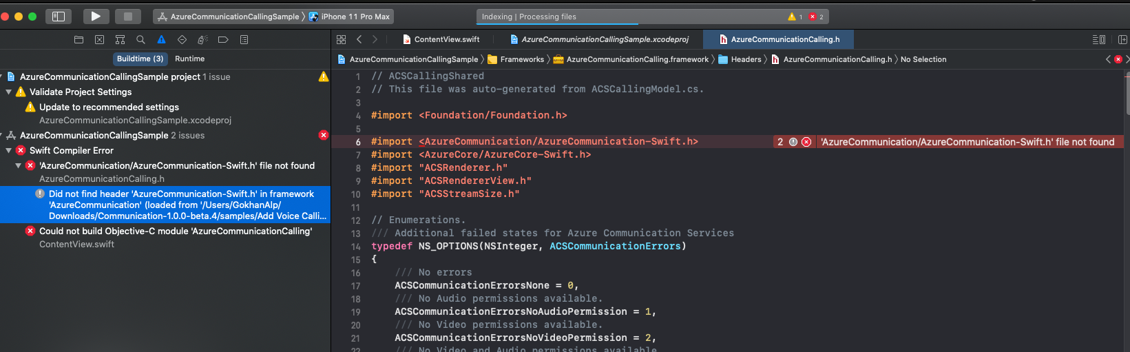 Azurecommunicationazurecommunication Swifth File Not Found · Issue 93 · Azurecommunication 7589
