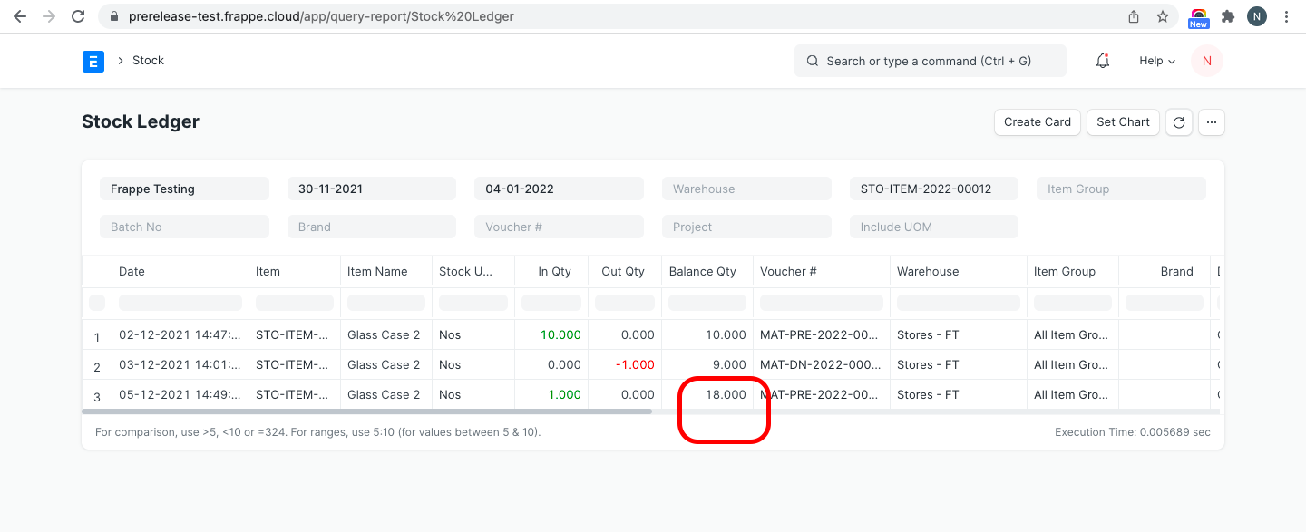Backdated stock recos when cancelled in mentioned case, shows wrong qty ...