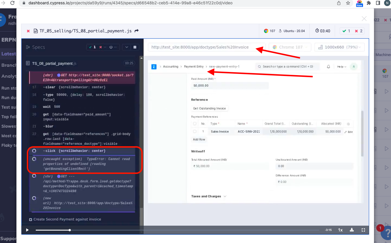 Ui Tests Cypress Scripts Were Breaking Due To Unexpected Navigation On Different Form · Issue