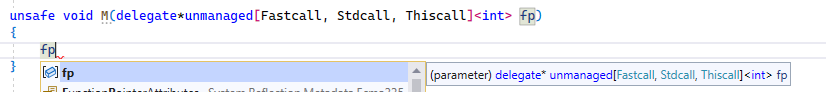 Syntax Highlighting Of Unmanaged Calling Convention Identifiers Is Not