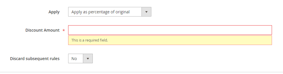 Discount Amount Field Is Validated After The Page Load Without Any Action From User In Create 