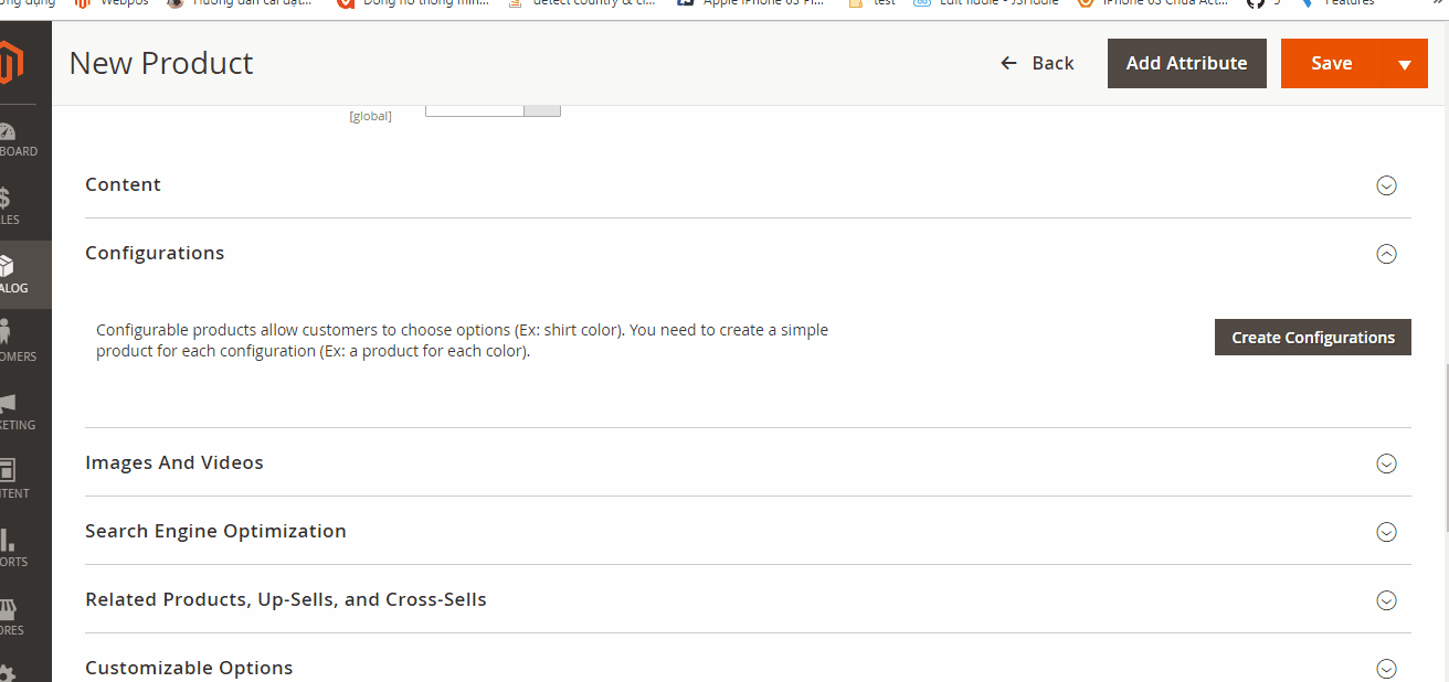 No auto-focus after validation at "Create Configurations" button => User can not see the error ...