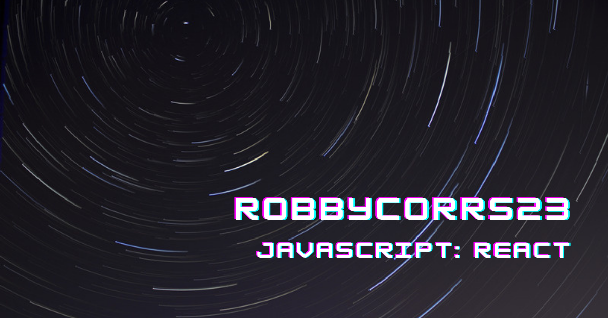 GitHub - robbycorrs23/robbycorrs23