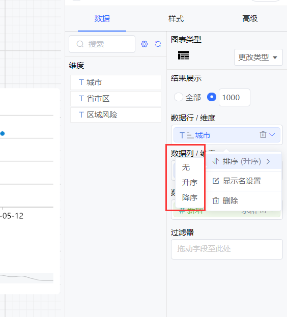 [Bug] AntV 透视表的数据行没有自定义排序 · Issue #3337 · dataease/dataease · GitHub