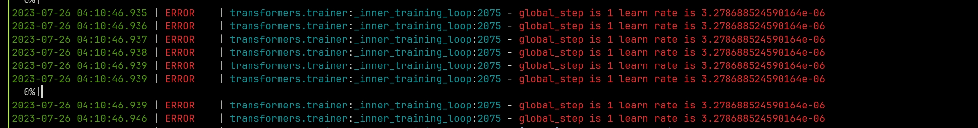 Forget To Put The Global Step In Lr Scheduler In Trainpy · Issue 25079 · Huggingface 