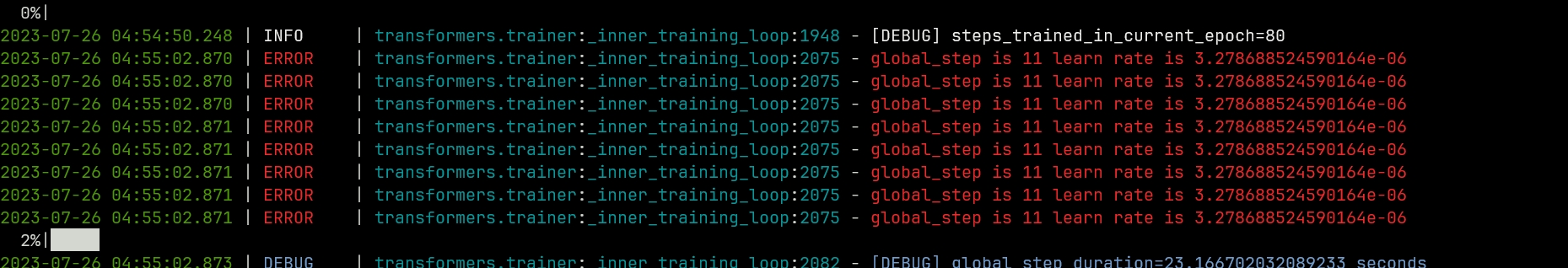 Forget to put the global-step in lr scheduler in train.py · Issue #25079 · huggingface ...