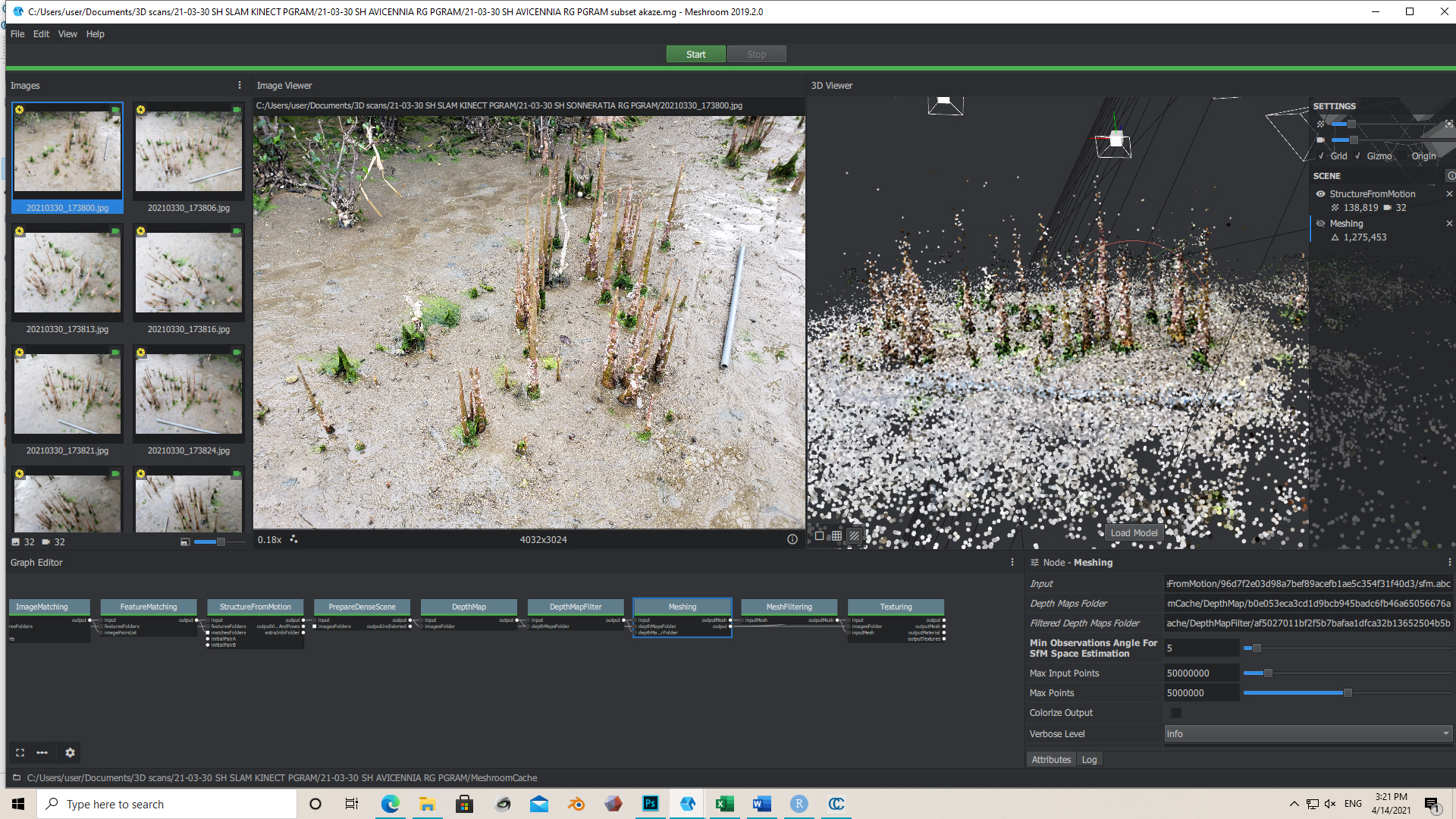 3d model of tree root not visibile · Issue #1375 · alicevision/Meshroom · GitHub