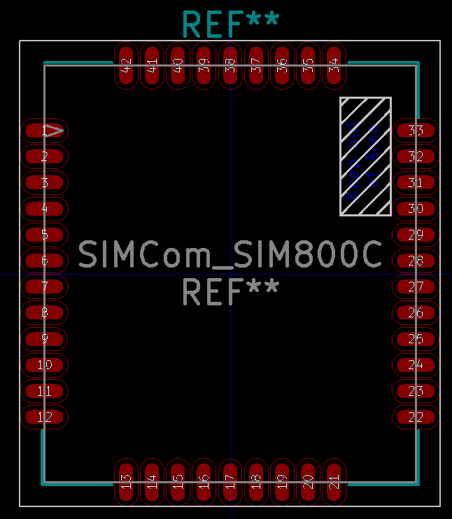 Footprint for SIM800C (!615) · Merge requests · KiCad / KiCad Libraries ...