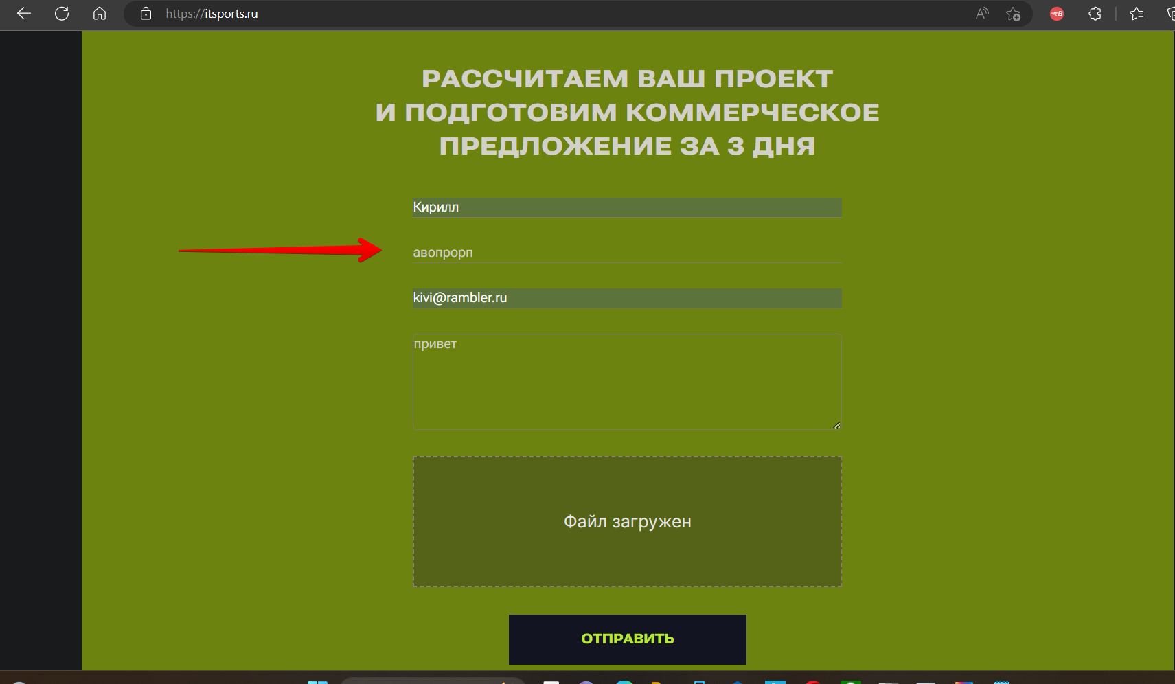 "Возможна отправка формы с буквами в поле для ввода номера телефона" · Issue #6 · ivan3035789 ...