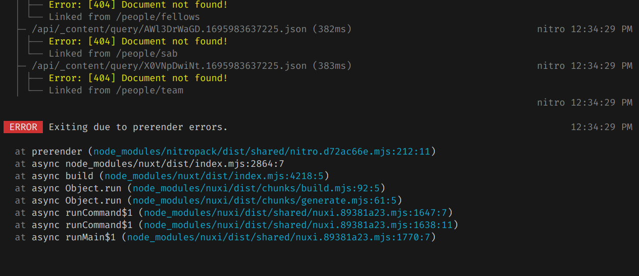 Content Not Found on Static Hosting · Issue #2356 · nuxt/content · GitHub