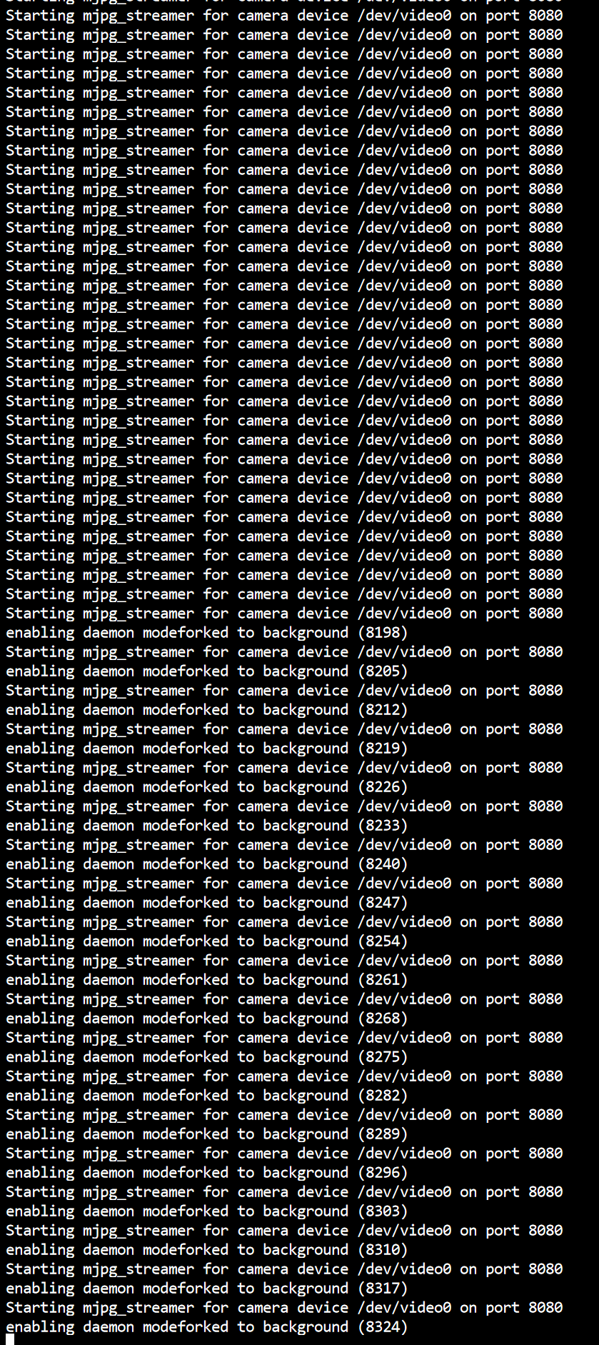 Multiple Processes Of M Streamer Started · Issue 249 · Octoprint Octoprint Docker · Github