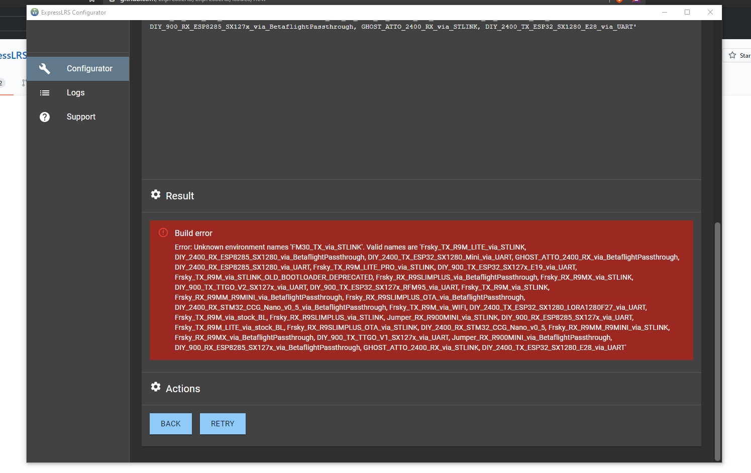 Help building for SIYI FM30 · Issue #463 · ExpressLRS/ExpressLRS · GitHub