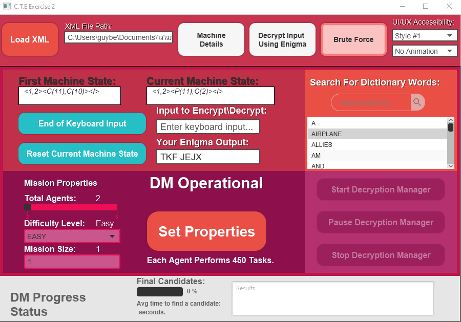 GitHub - guybeckenstein/crack-the-enigma-desktop-app: An implementation of a generic Enigma ...