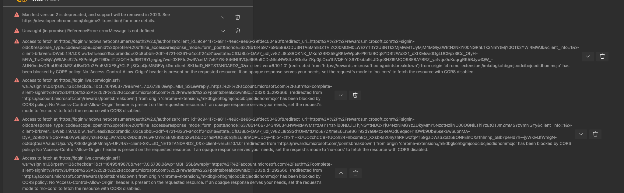 Extension Suddenly Not Completing All Searches · Issue #36 · AnthonyZJiang/Microsoft-Reward ...