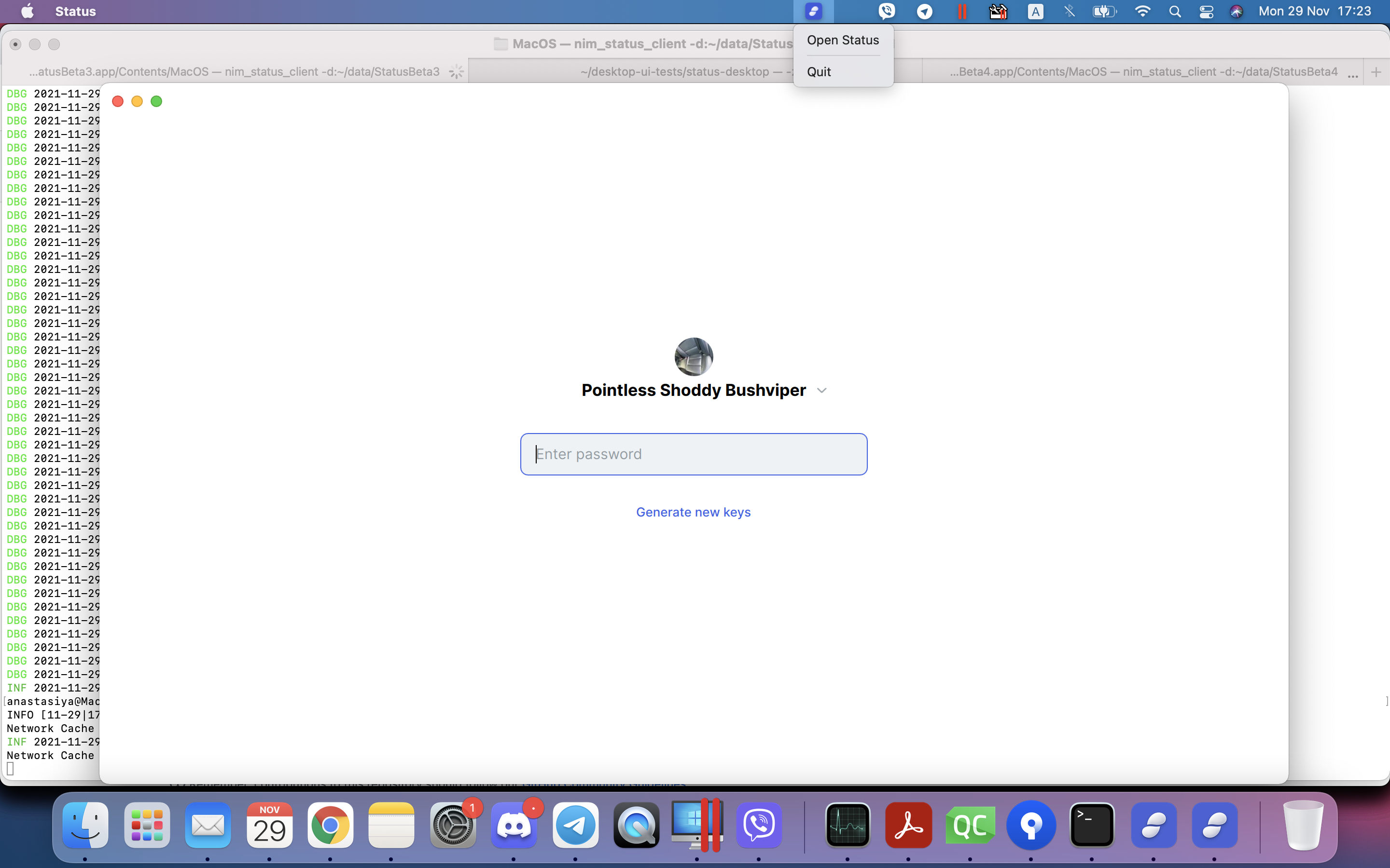 Task bar icon is not visible · Issue #4205 · status-im/status-desktop · GitHub