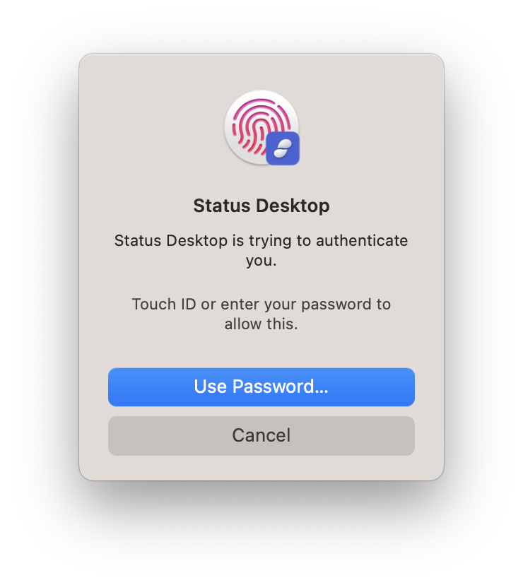 Biometrics Prompt Is Showing Up After Application Is Restarted · Issue 9286 · Status Imstatus