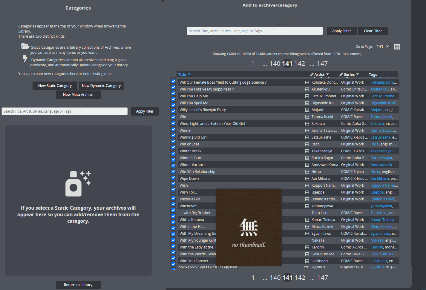 Batch Operations features · Issue #570 · Difegue/LANraragi · GitHub