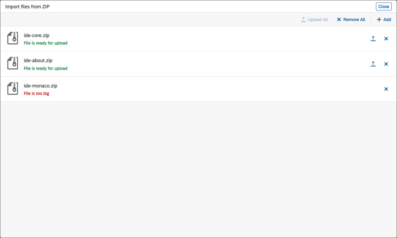 [UI] Adopt fundamental styles - view Import · Issue #1139 · SAP-archive/xsk · GitHub