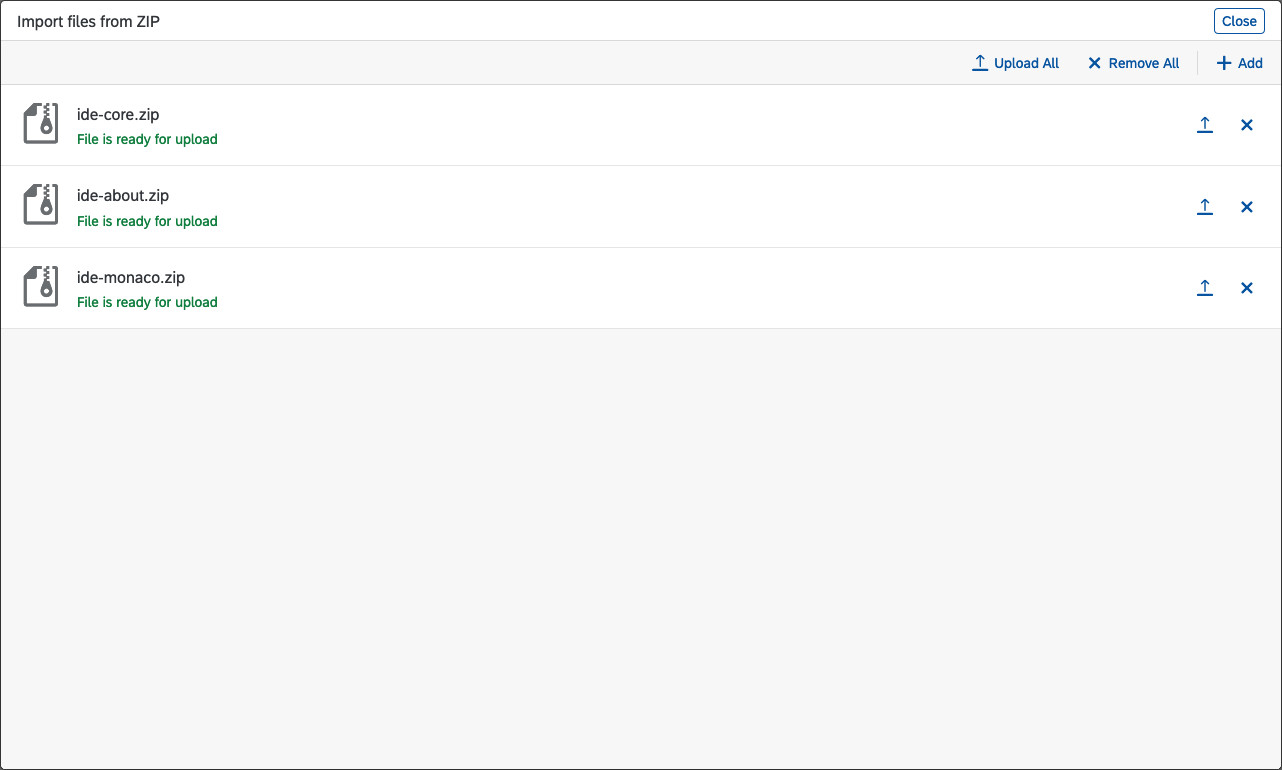 [UI] Adopt fundamental styles - view Import · Issue #1139 · SAP-archive/xsk · GitHub