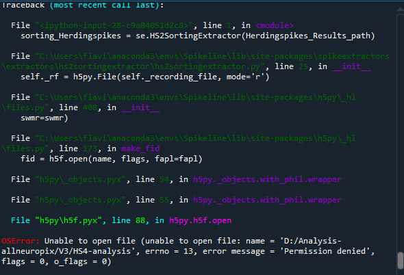 Recording extractor for Herdingspikeresults and Ironclust results ...