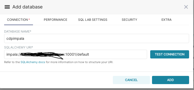 Not able to connect to impala form superset · Issue #17661 · apache/superset · GitHub