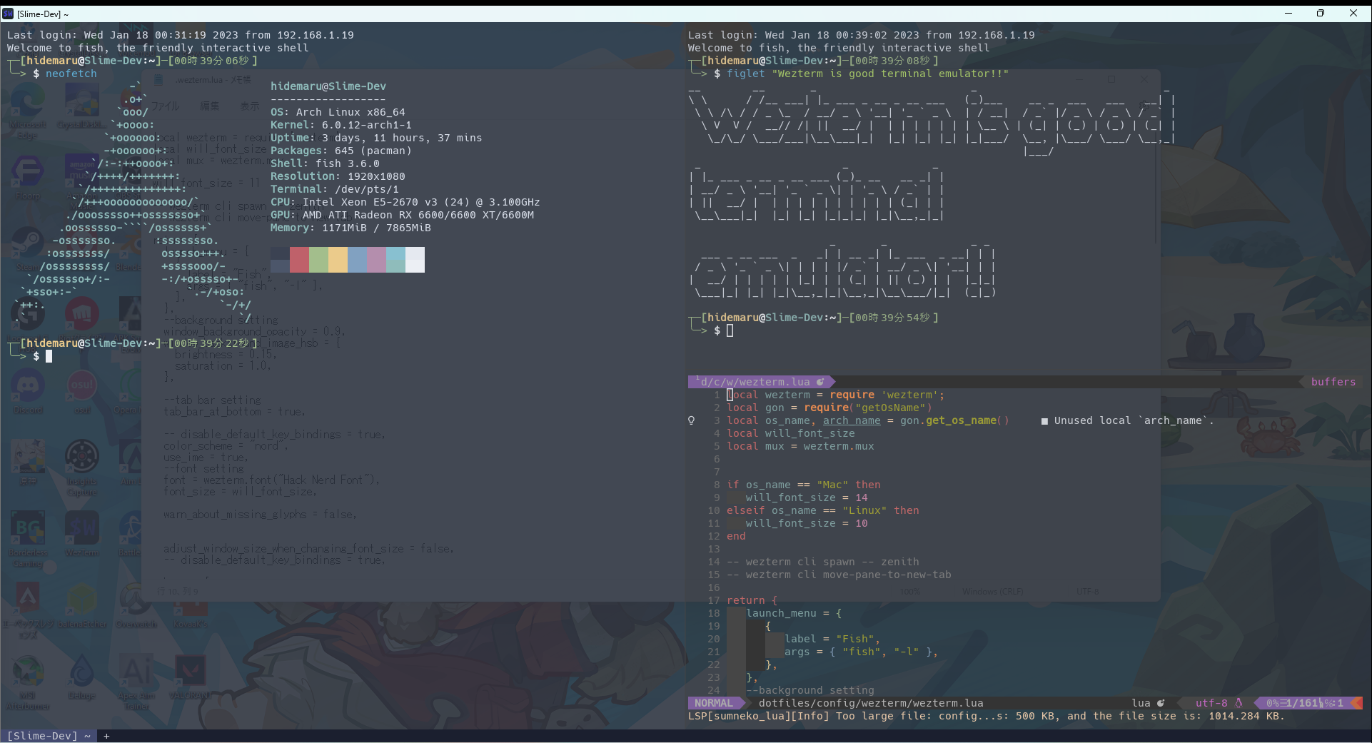 Show Your Wezterms · Wez Wezterm · Discussion 628 · Github 