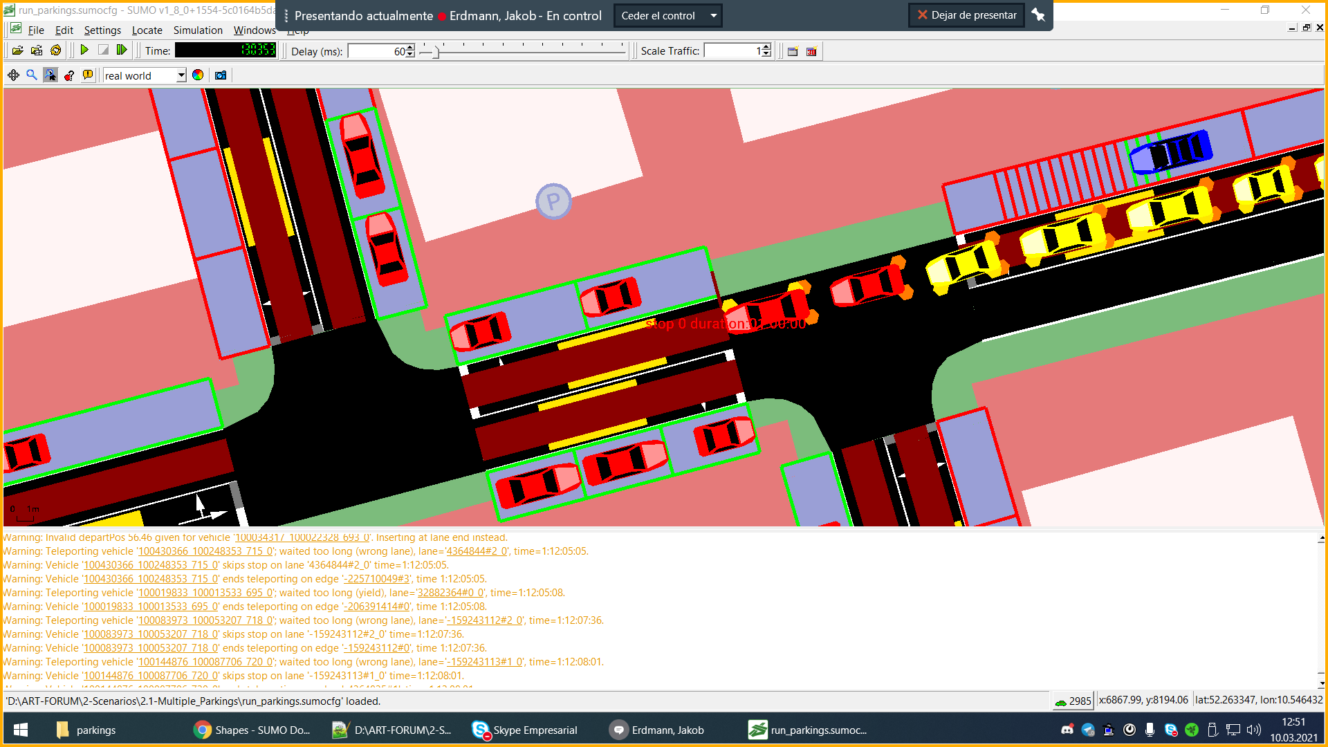 Bug in parking area rerouters with startPos="0" · Issue #8338 · eclipse-sumo/sumo · GitHub