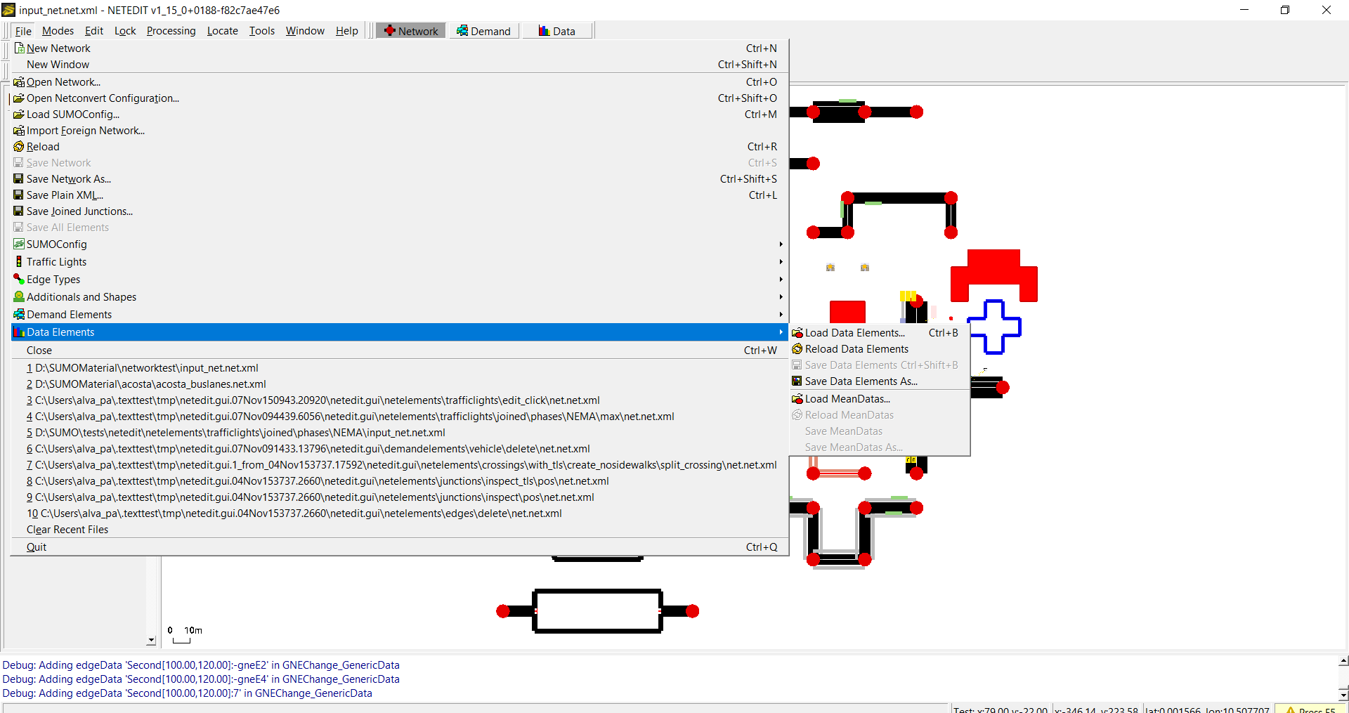 Pack Recent files in under-menu · Issue #12025 · eclipse-sumo/sumo · GitHub
