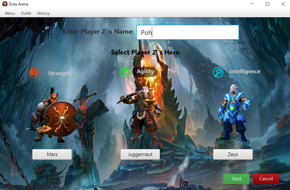 GitHub - EugeneSiew/Dota-Arena: Turn-based style 2 player game with a ...