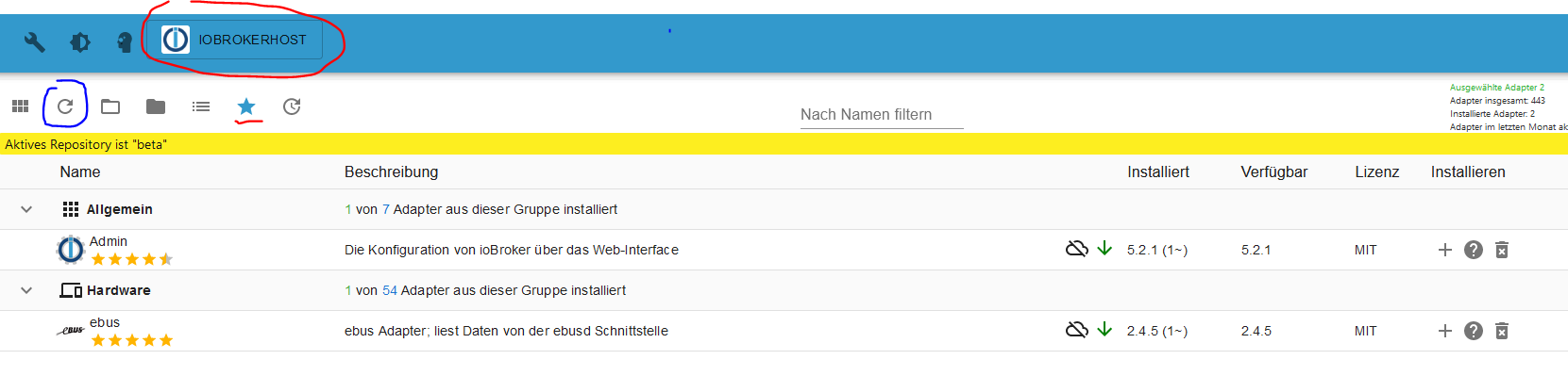Update of installed adapters does not work if the host is changed · Issue #1234 · ioBroker ...