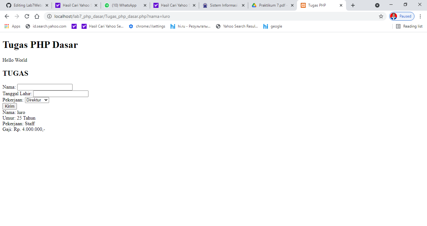 GitHub - LuroLumbantoruan/Lab7Web