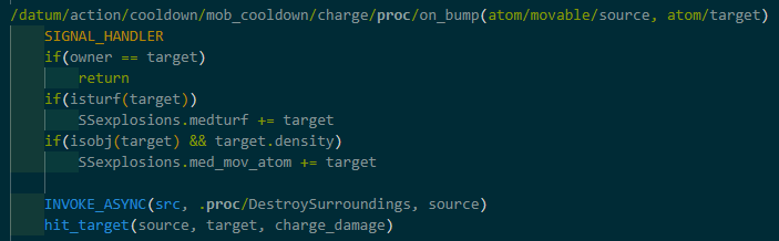 the mob charge ability destroys objects and walls regardless of if ...