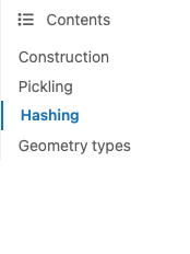 Add another level to API docs contents? · Issue #1503 · shapely/shapely · GitHub
