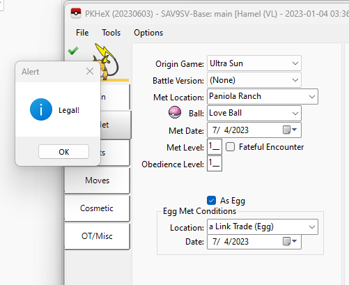 Alolan Raichu vs. Normal Raichu · Issue #3935 · kwsch/PKHeX · GitHub