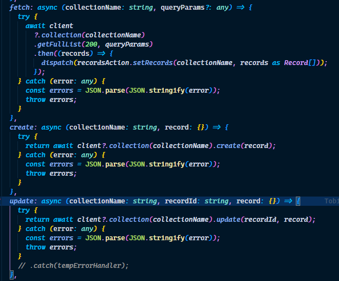 Handle Client Errors · Issue 8 · Tobicrain Pocketbase React · Github