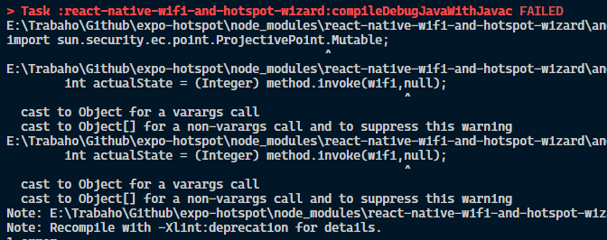 Not able to build the project (^1.0.5-stable) · Issue #7 · prafulla-codes/react-native-wifi-and ...
