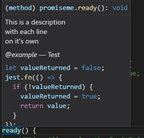 Special-case JSDoc @example in intellisense popover · Issue #30062 ...