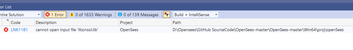 Compile Error · Issue #757 · OpenSees/OpenSees · GitHub