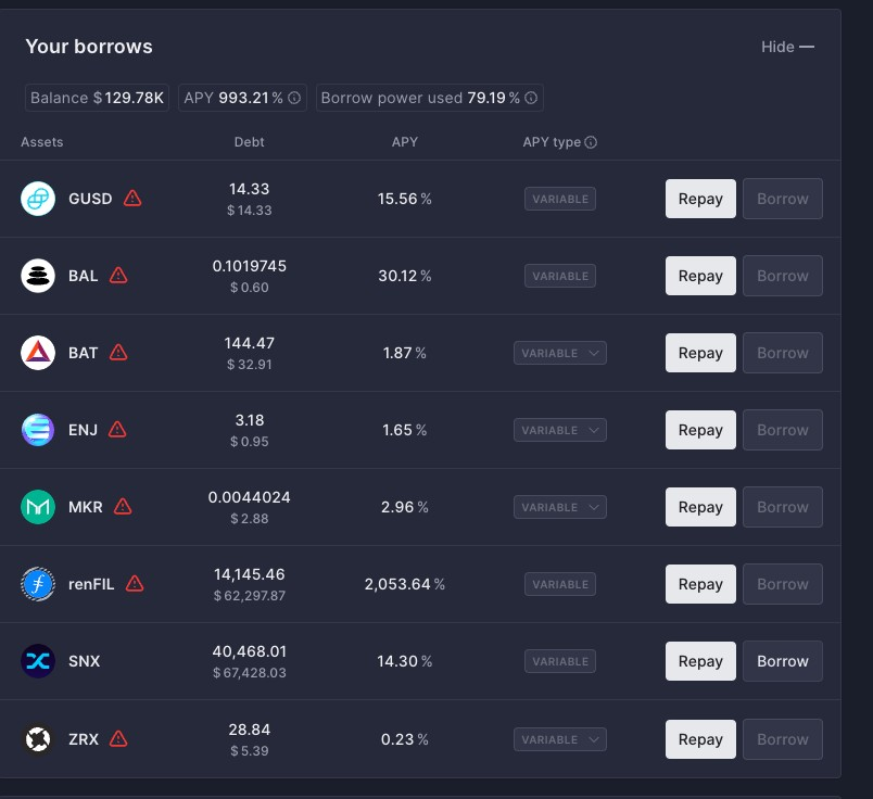 Markets page should show what assets are currently frozen · Issue #1337 · aave/interface · GitHub