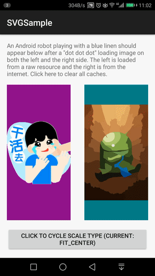 How to using "android-gif-drawable" library to decode gif instead of "glide internal com ...
