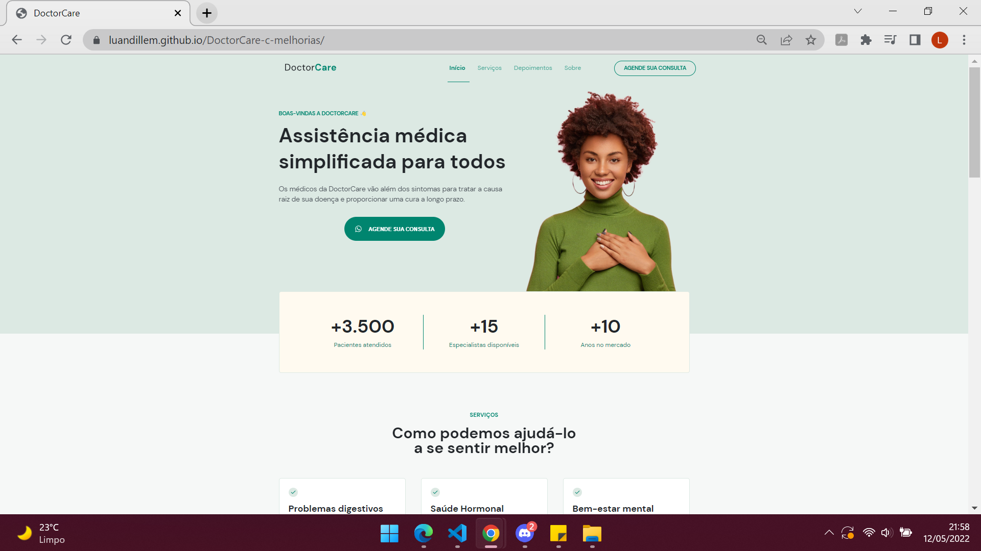 GitHub - LUANDILLEM/DoctorCare-c-melhorias